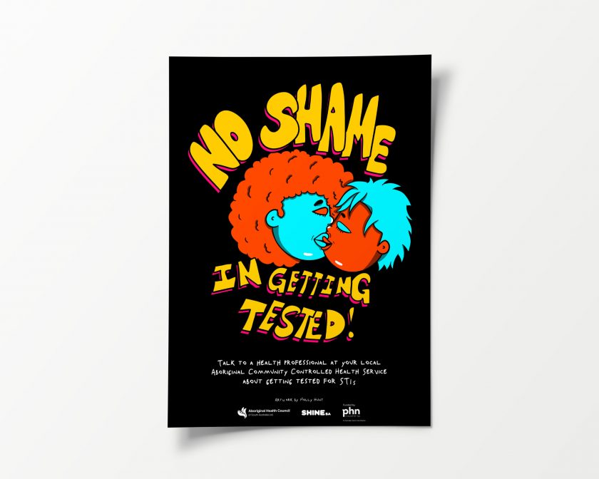 No-Shame-Black-Poster - SHINE SA